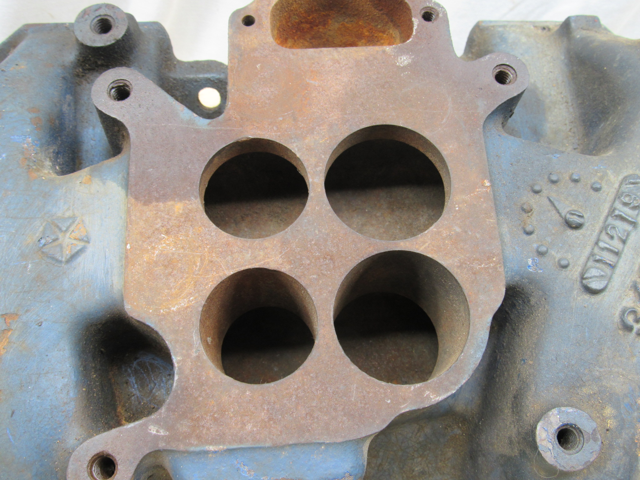 Intake Manifold Casting# 3462848 - Date 11-21-69 - A - E - Body - 340 4 ...