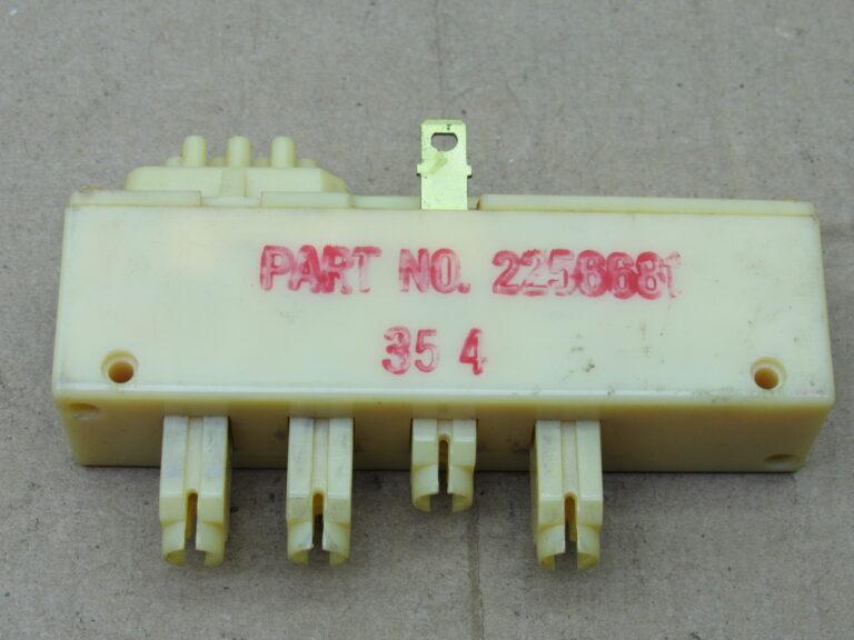 Heater Push Button Vacuum Control Switch# 2256681 - B - Body - 4 Button ...