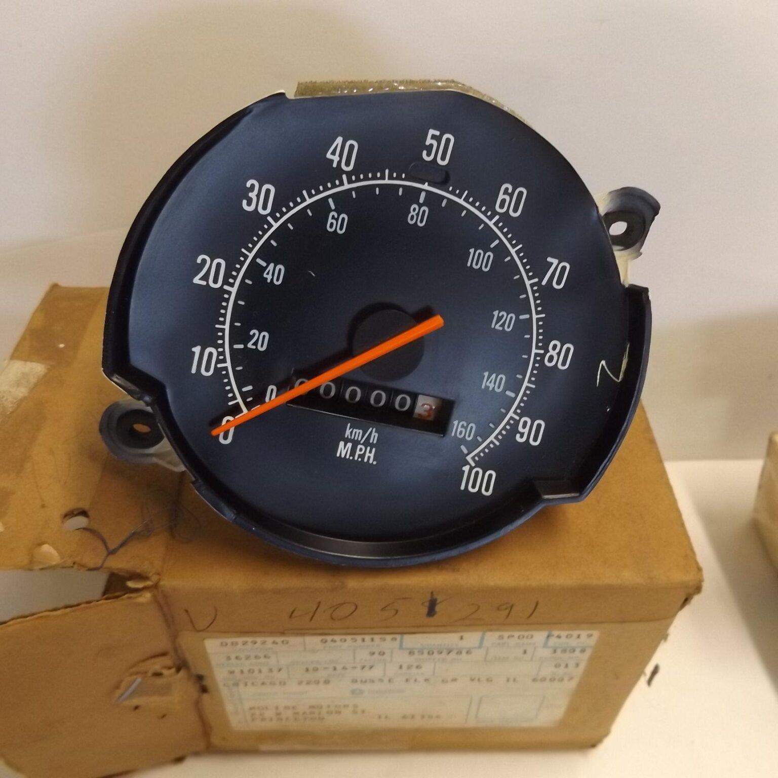 Speedometer Gauge# 4051158 - B - Body - 1977 - NOS - Blue Star Performance