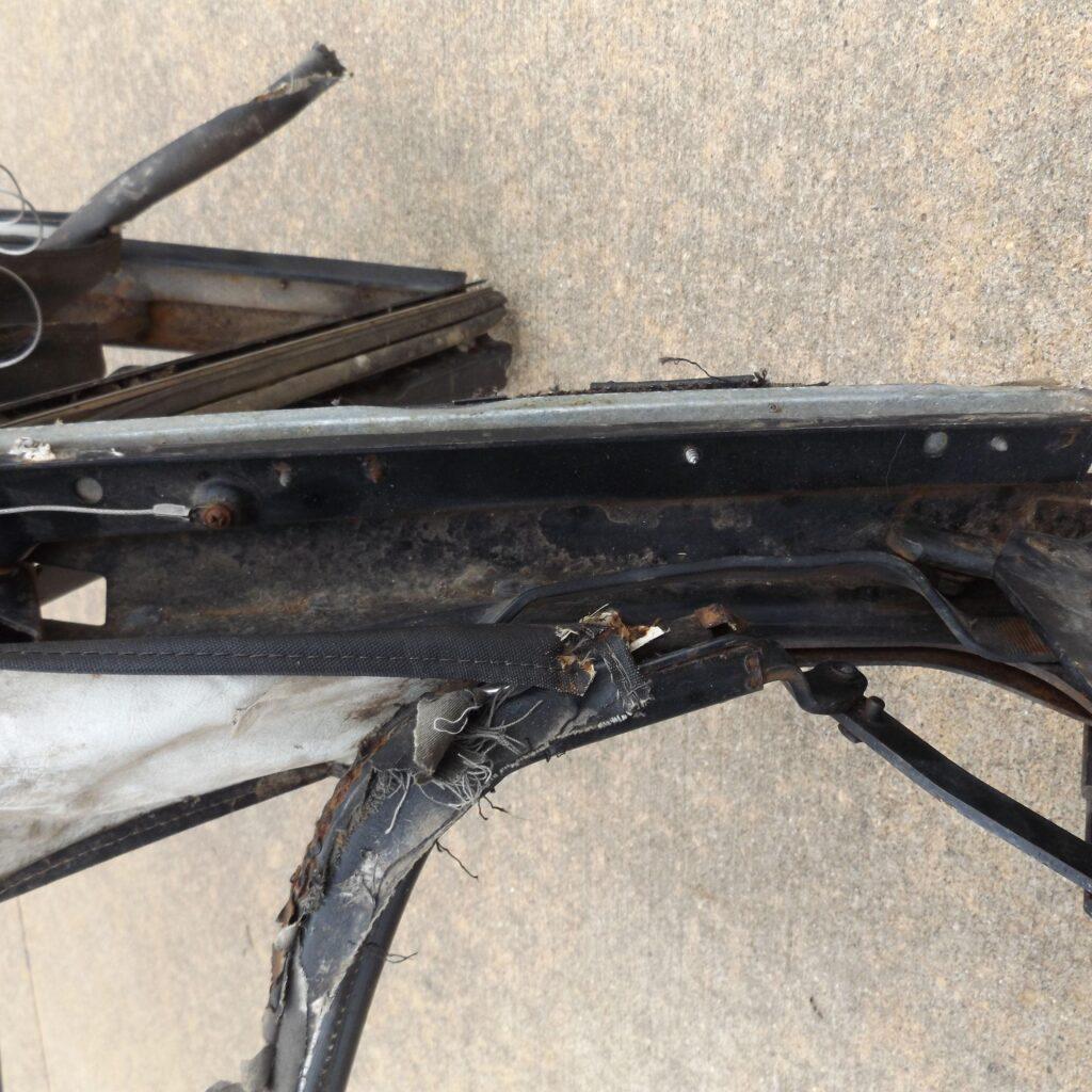 Folding Top Frame Assembly - A - Body - Convertible - 1967-69 - USED ...