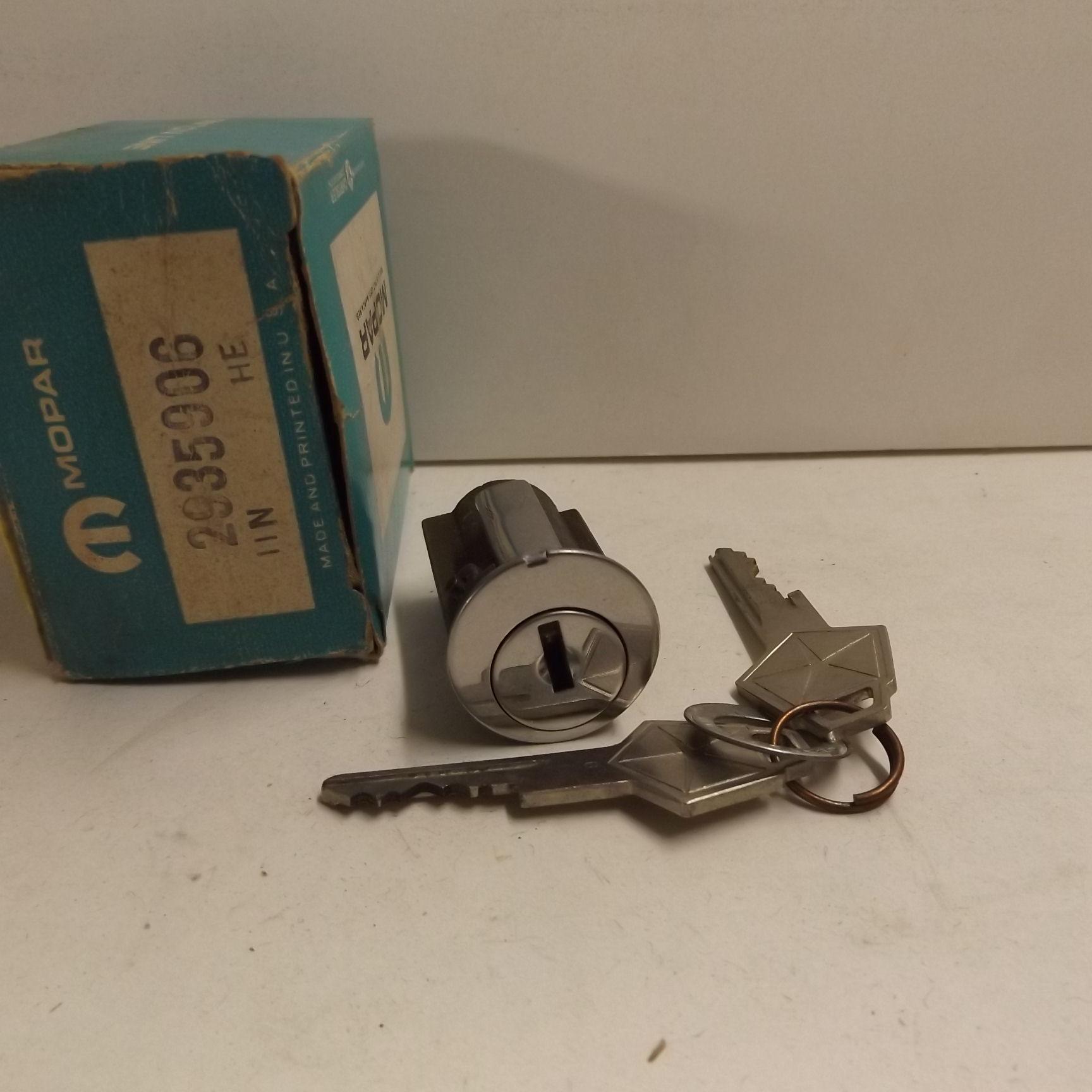 Cylinder Pkg Ignition Lock# 2935906 - A - B - C - Body - 1969 - NOS ...