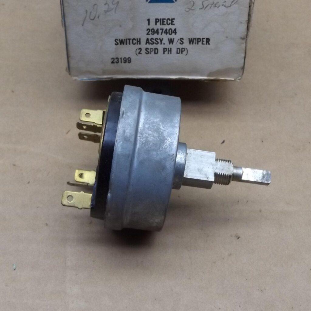 Wiper Switch# 2947404 - 2 Speed - E - Body - 1970-71 - NOS - SHIPS FREE ...