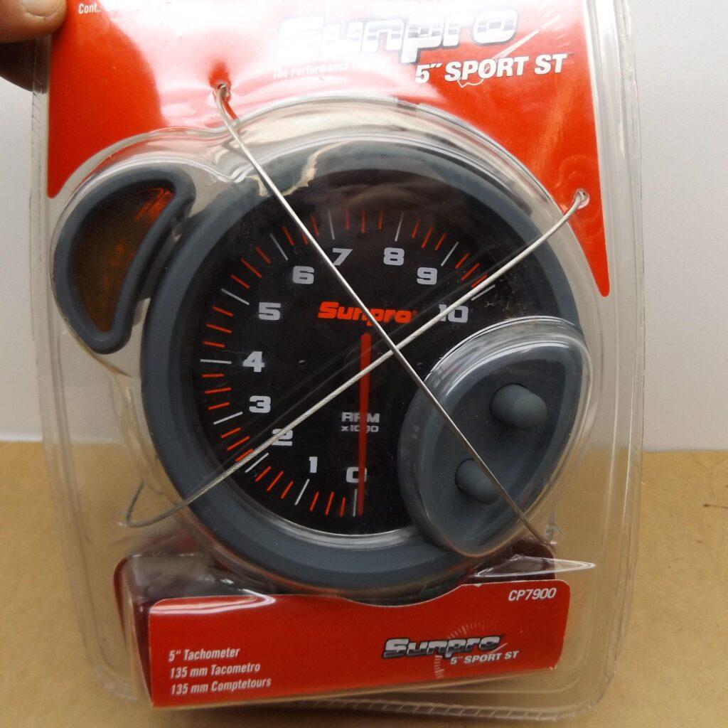 Sunpro 5" Sport ST Tachometer# CP7900 - 10,000 RPM - NEW - SHIPS FREE ...