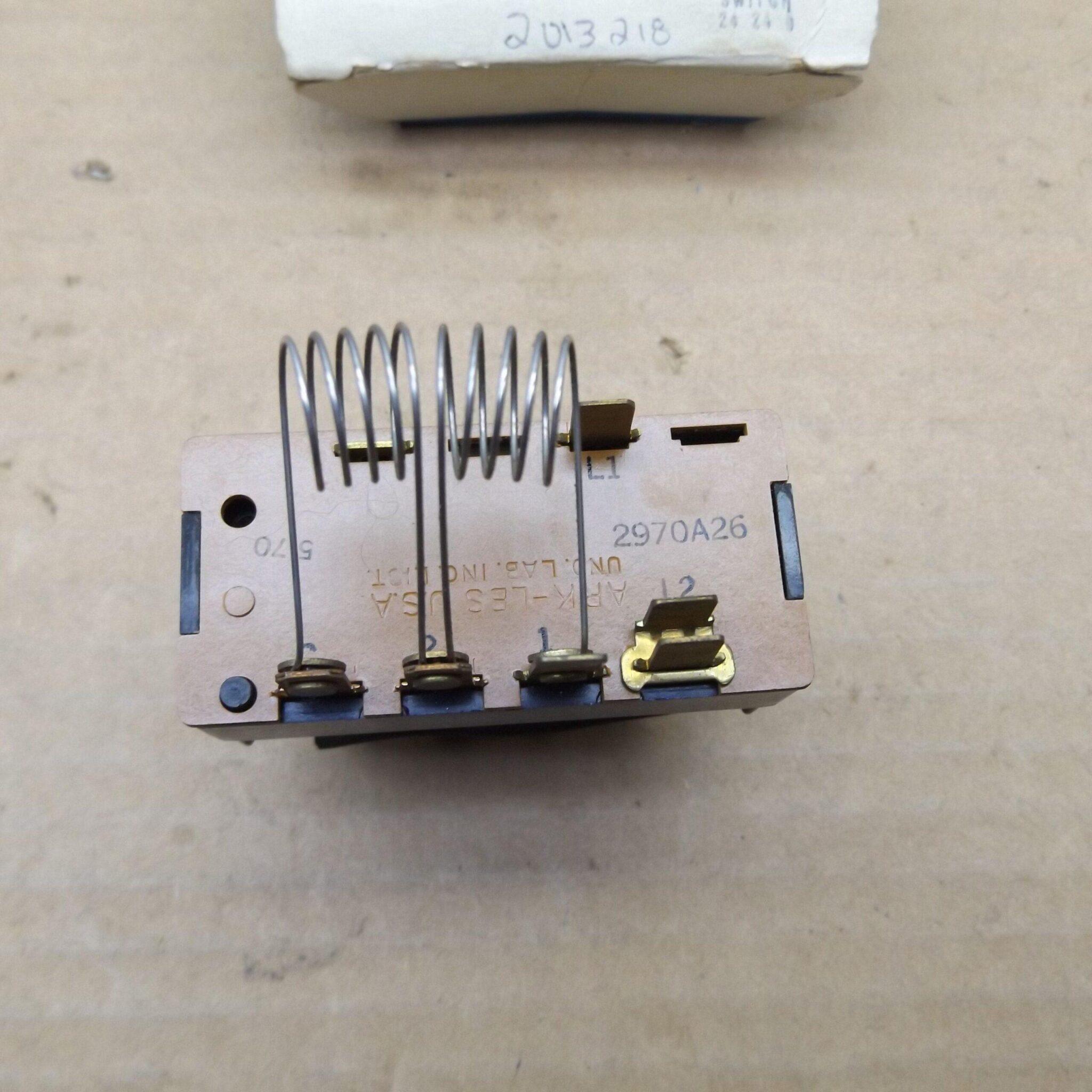 A/C Blower Switch# 2013218 - 1964-69 - A - B - C - Body - NOS - SHIPS ...