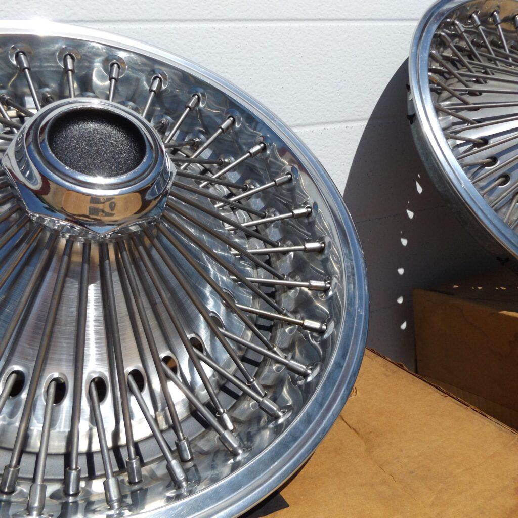 Wire Wheel Cover# 3461467 - Pair - 14" - A - B - F - Body - 1972-78 ...