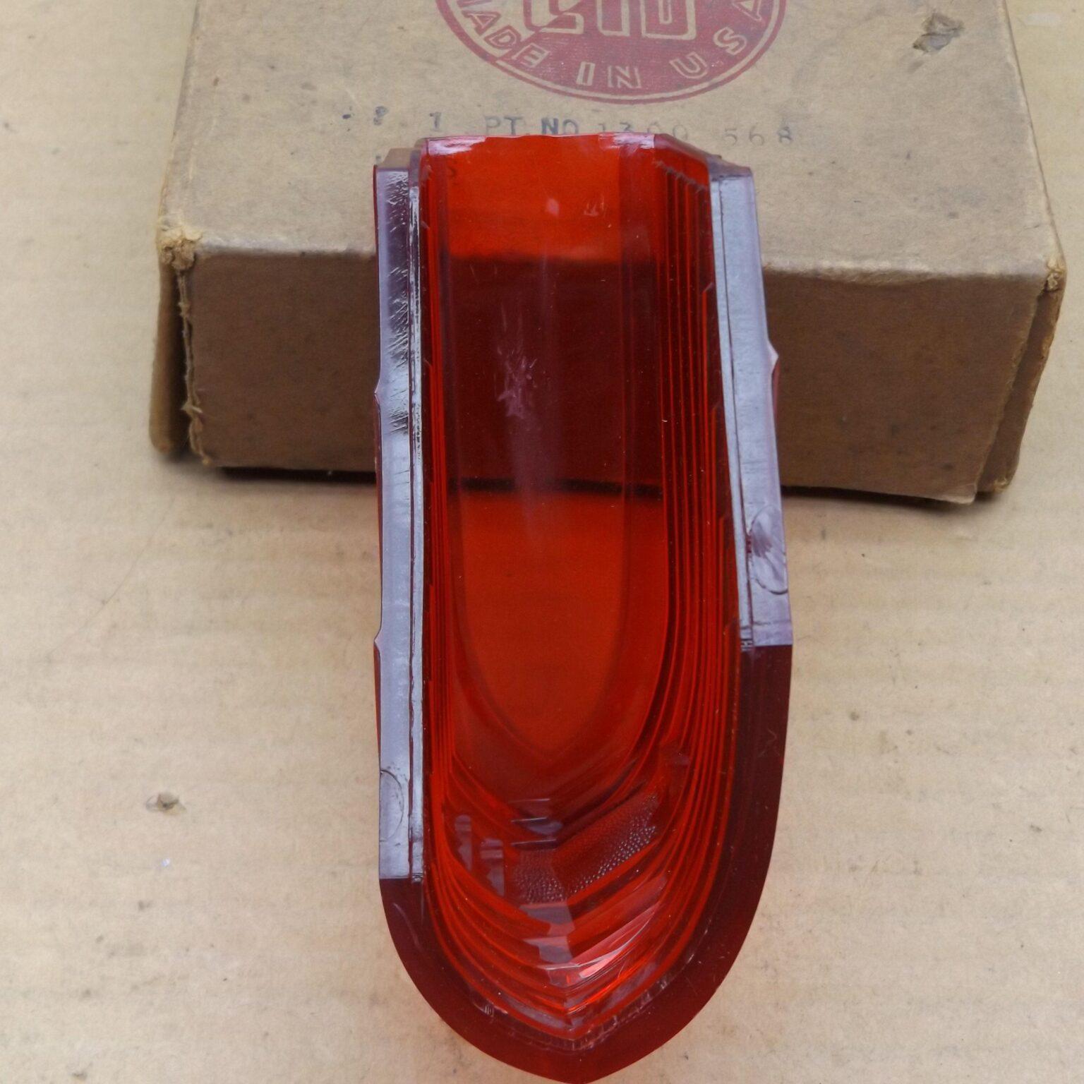 Tail Lamp Lens# 1300568 - LH - Plymouth - P18 - 1949 - NOS - SHIPS FREE ...