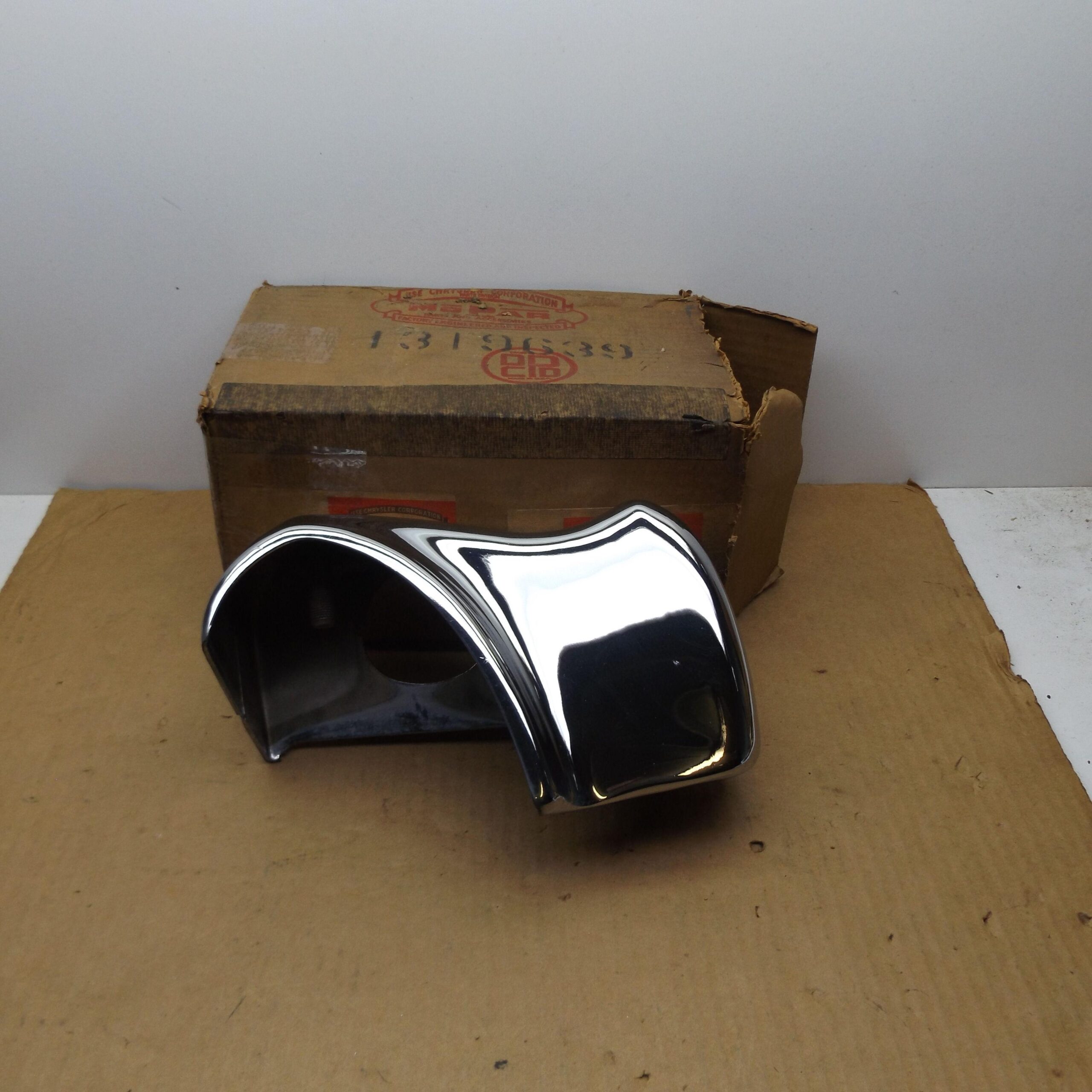 Rear Inner Bumper Guard# 1319639 - RH - Chrysler 6 - 1950 - NOS - SHIPS ...