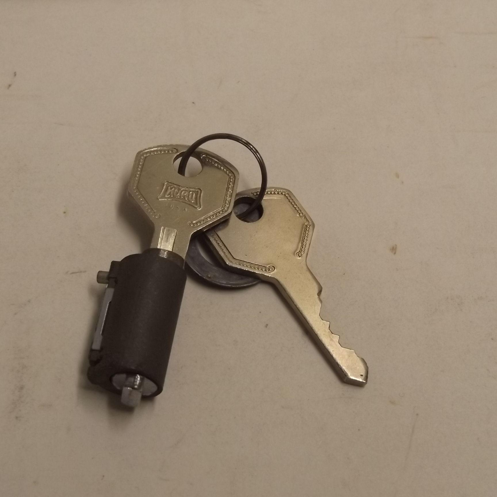 Cylinder and Key Pkg Ignition# 1193360 - Brass Hurd Keys - Dodge Truck ...