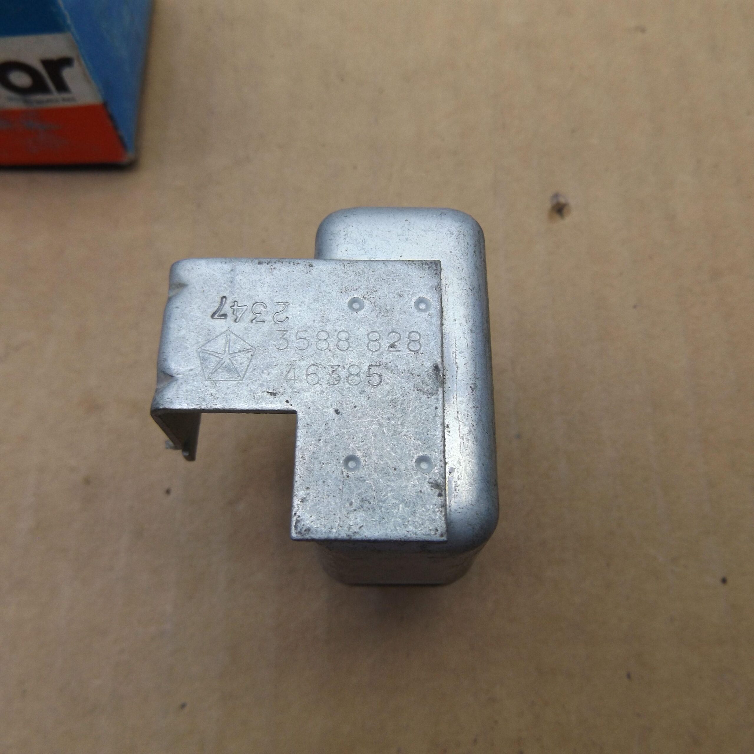 Air Conditioner Blower Relay and Bracket# 3744281 - C - Body - 1973 ...