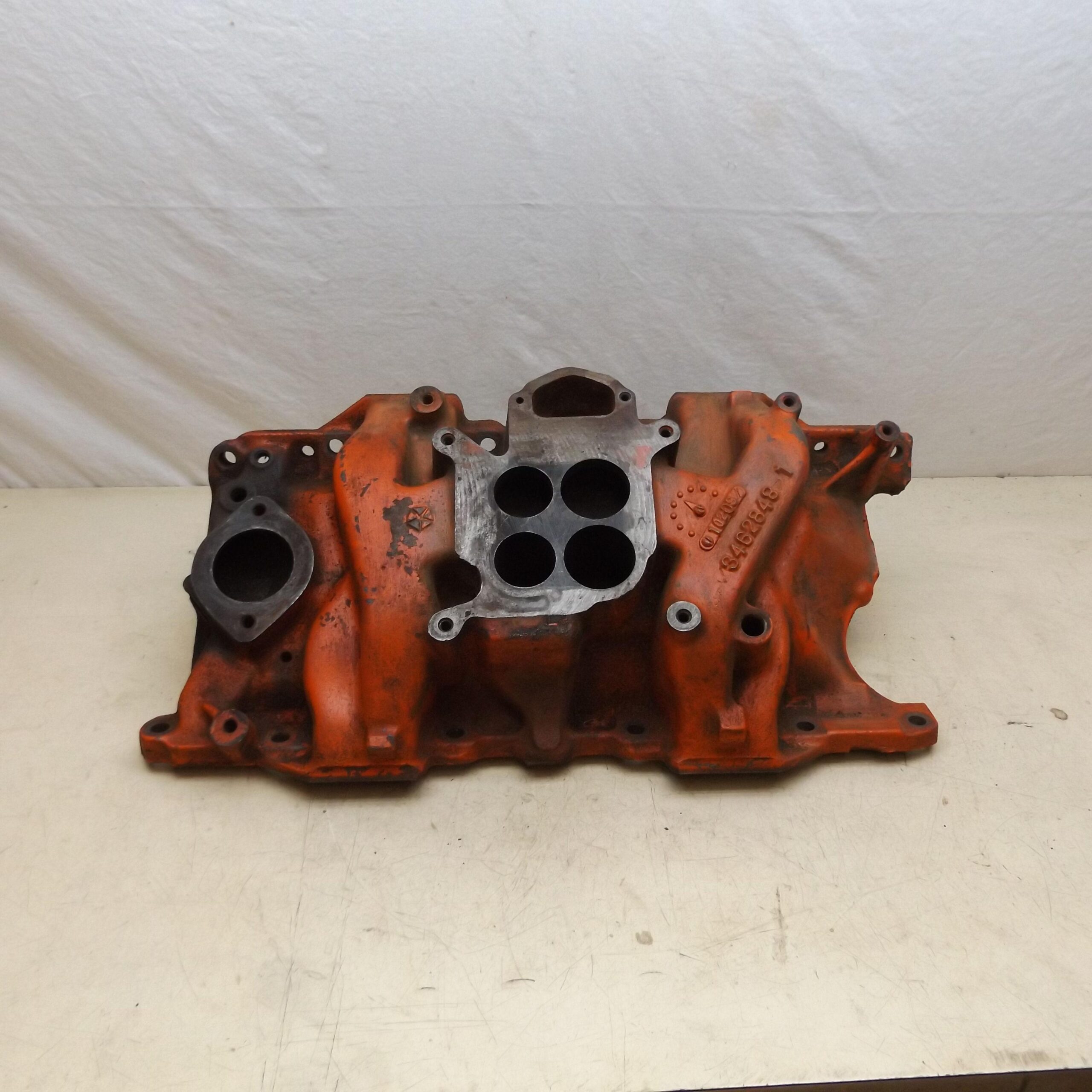 Intake Manifold Casting# 3462848 - Date 10-20-69 - A - E - Body - 340-4 ...