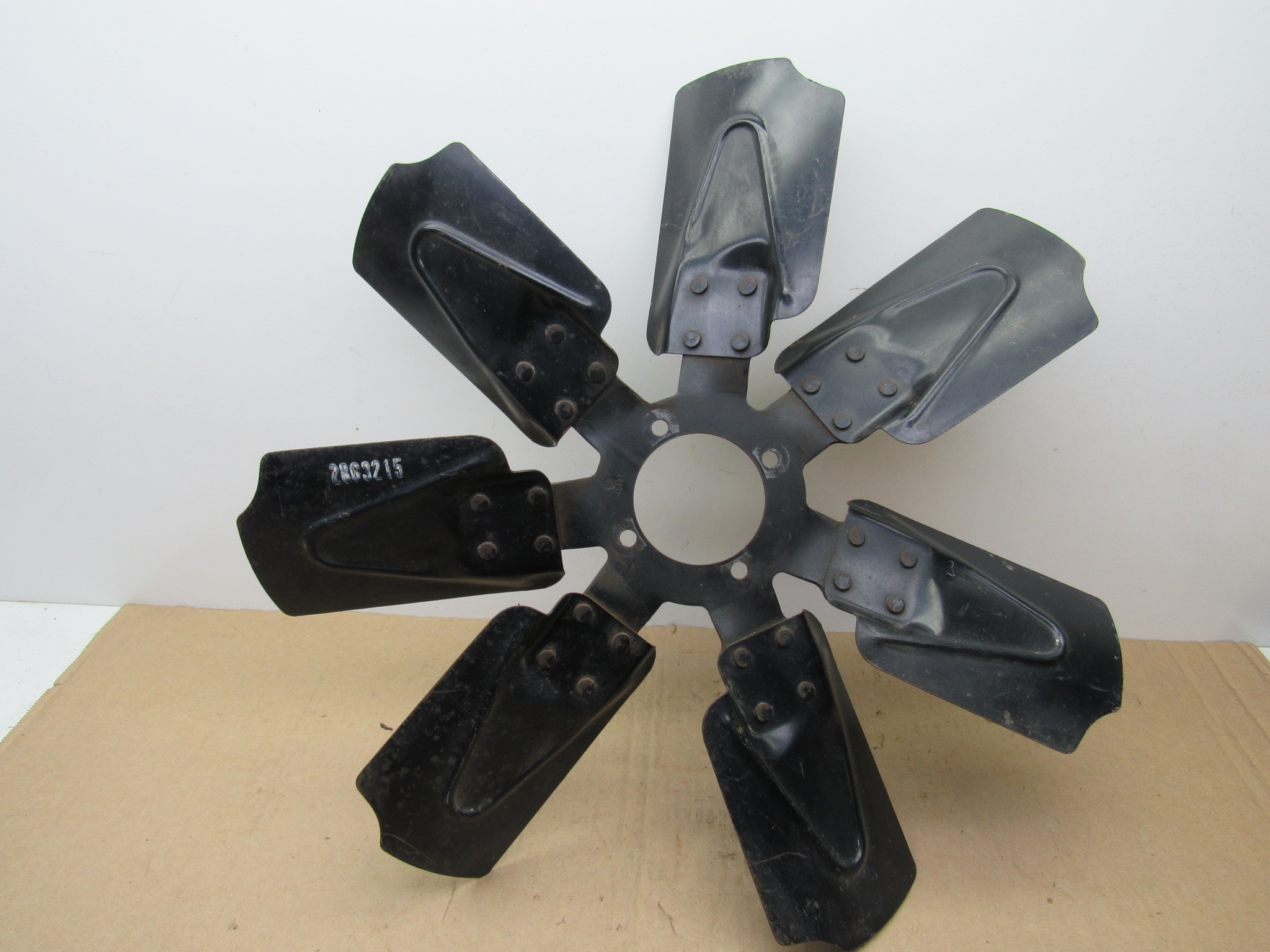Radiator Fan# 2863215 - 7 Blade - A - B - C - Body - 1968-72 - USED ...