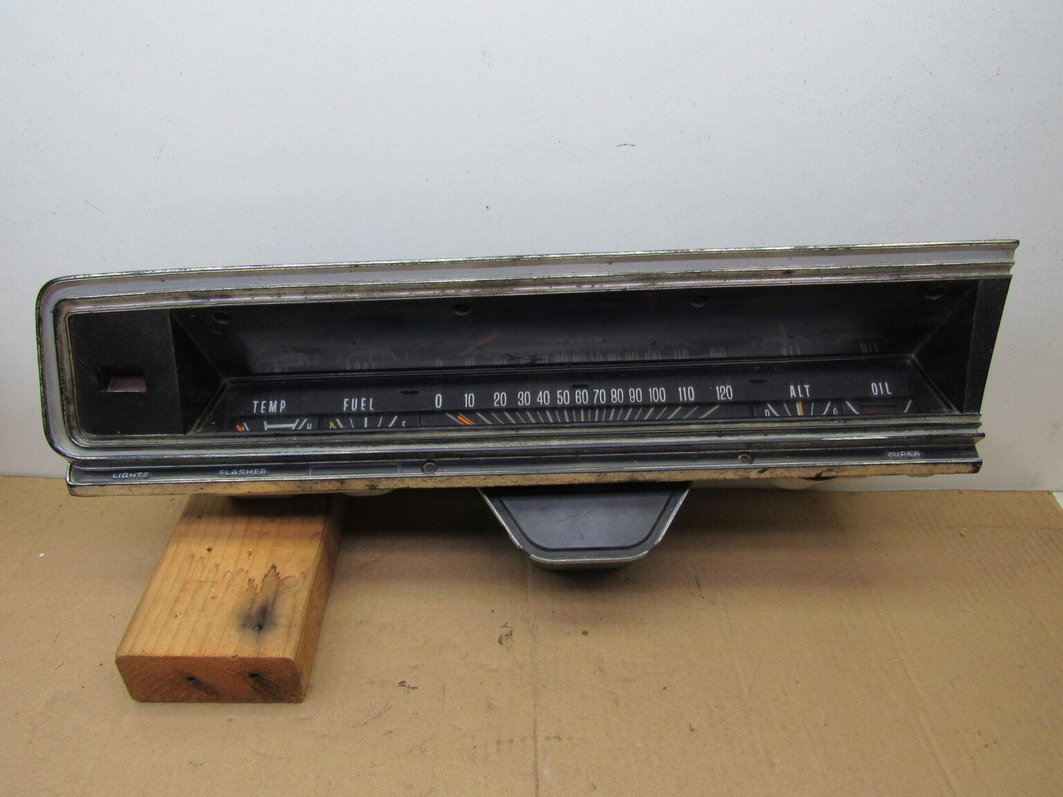Instrument and Gauge Cluster Pkg# 2889017 - Dart - 1968-69 - USED ...