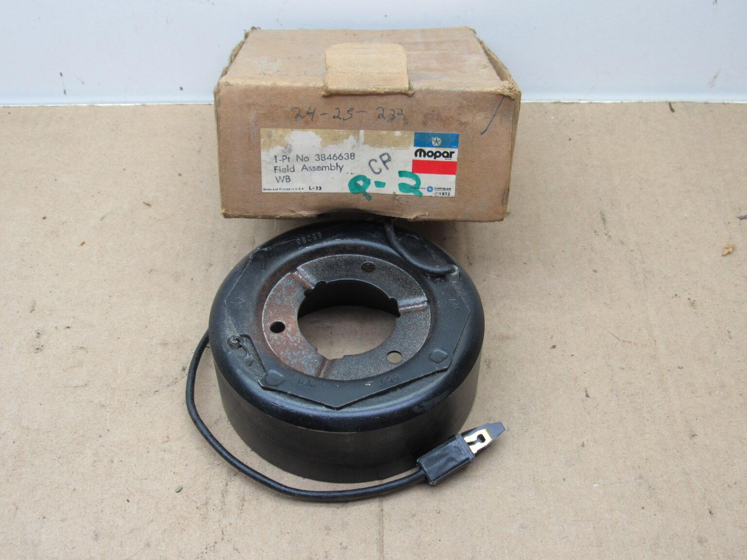 A/C Compressor Clutch Field Coil# 3846638 / 3846977 - 6 and 8 Cyl ...