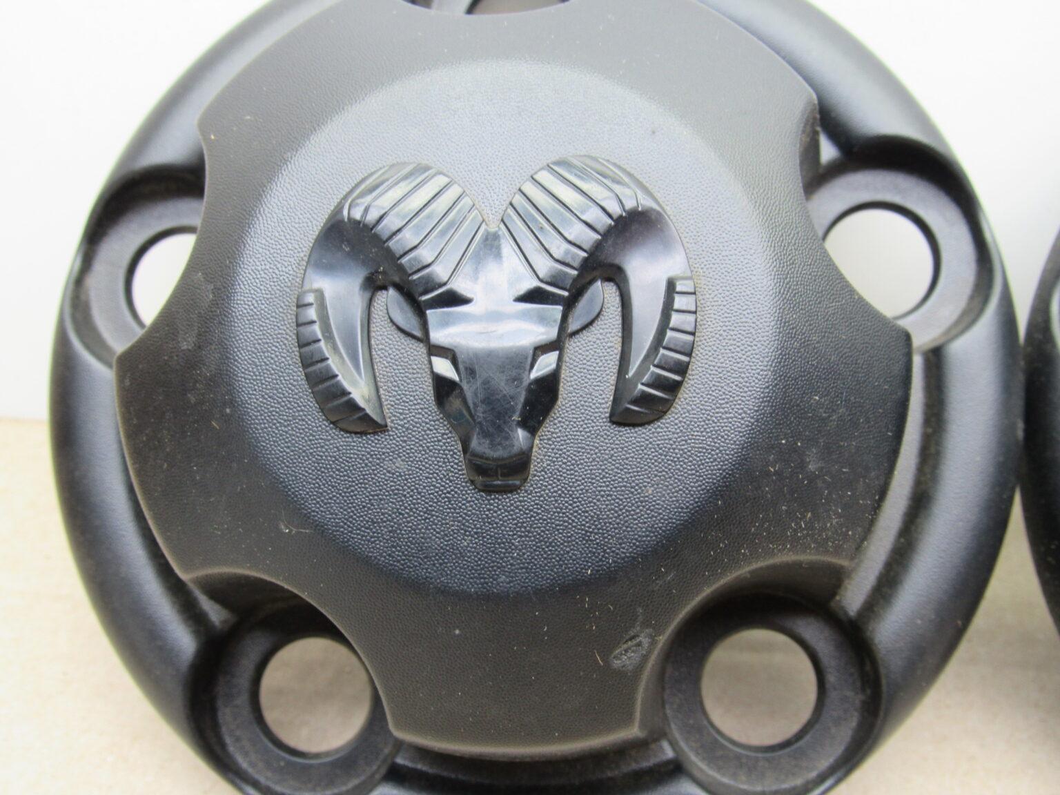 Wheel Center Cap# 52038266 - Set of 4 - Black - Dodge Ram Van - Truck ...