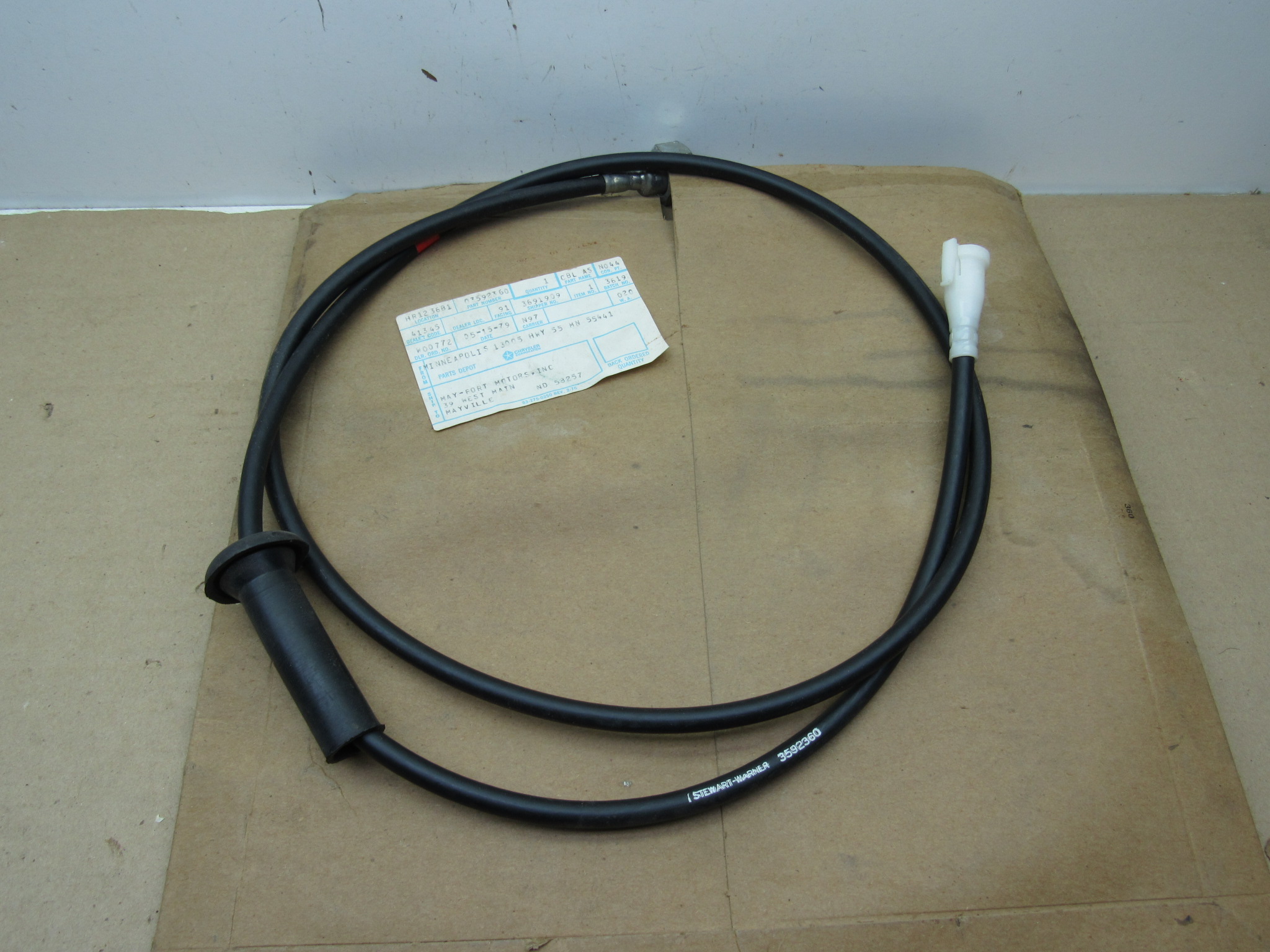 Transmission Speedometer Cable Assy# 3592360 - A - B - C - E - Body ...