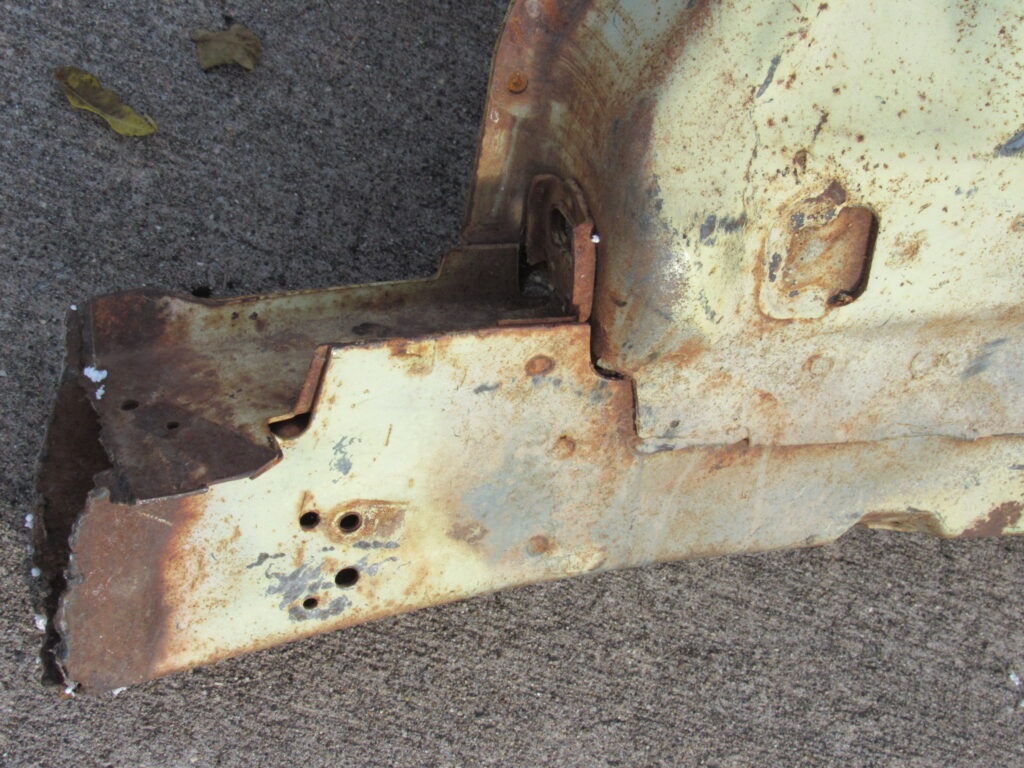 Front Side Frame Rail Pkg# 2576507 - LH - Partial - B - Body - 1966-69 ...