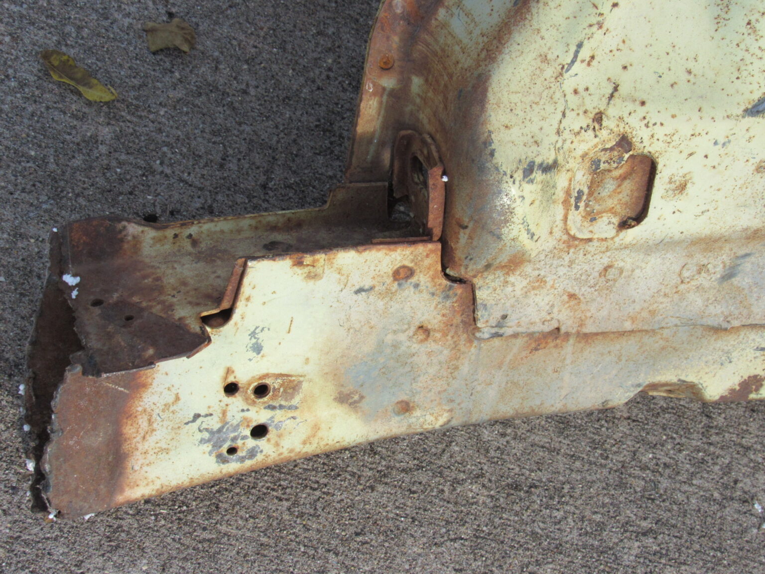 Front Side Frame Rail Pkg# 2576507 - LH - Partial - B - Body - 1966-69 ...