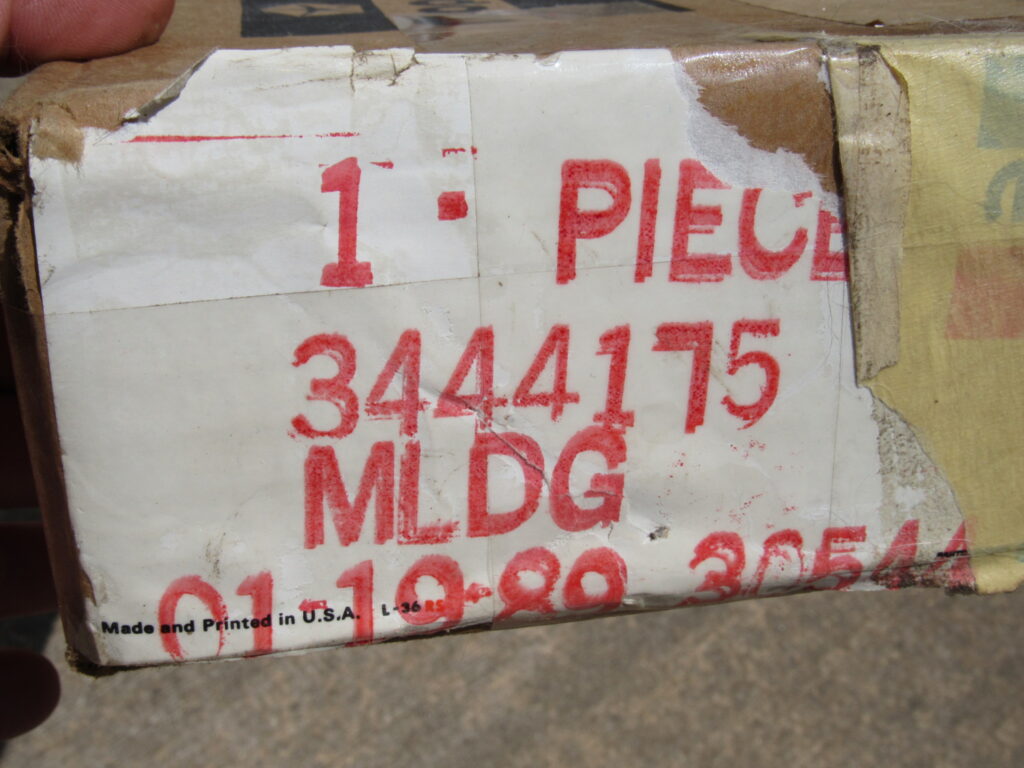 Deck Opening Lower Finish Panel# 3444175 - Dodge Challenger - 1970 ...