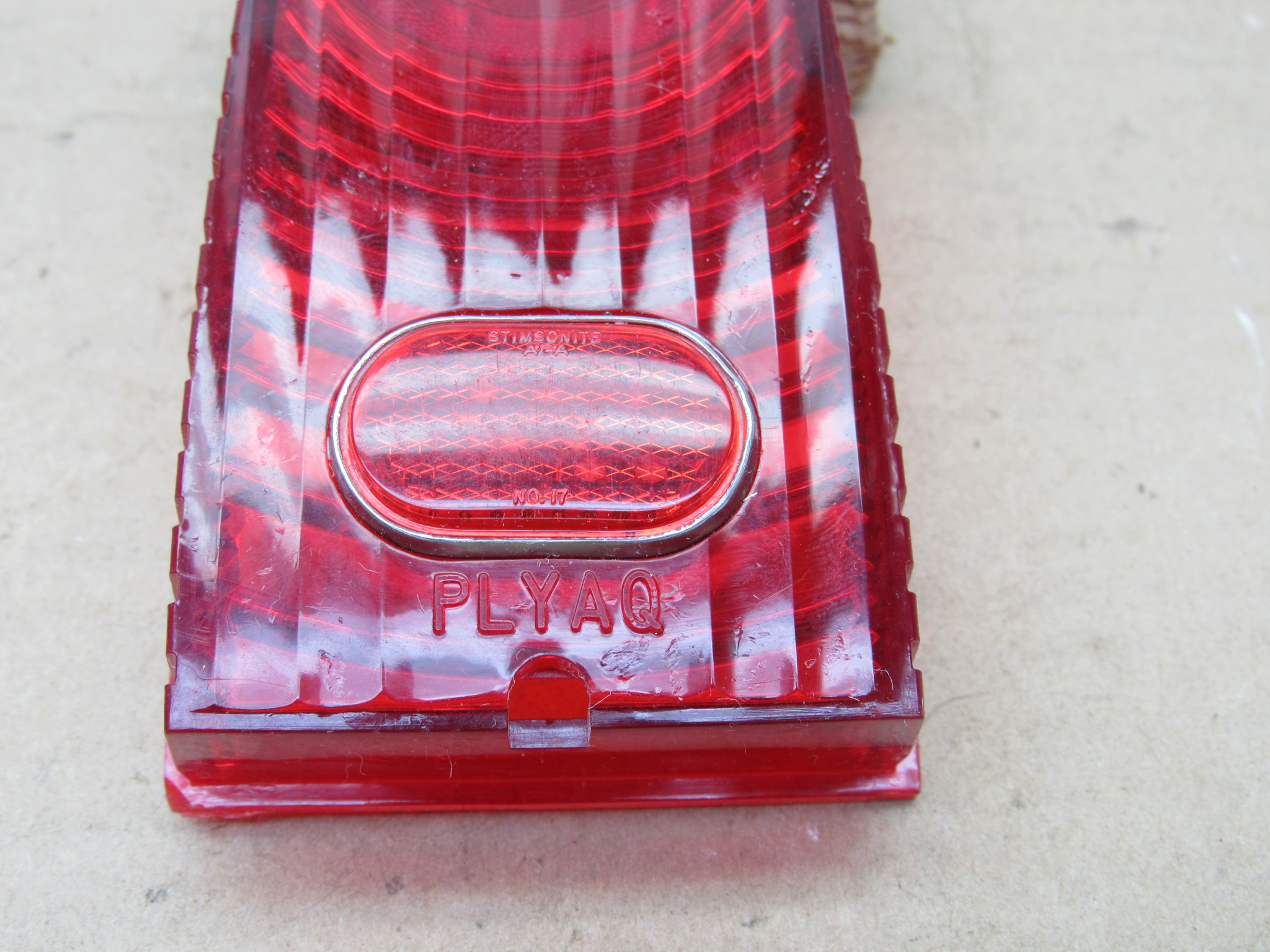 Tail Lamp Lens w/Reflector# 1436451 - Early Type - Plymouth - 1953 ...