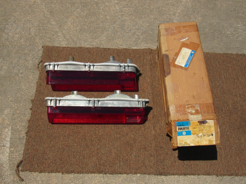 Tail Lamp Assembly# 2930826 / 2930827 - Pair - Late Style - Dodge ...